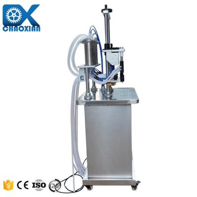 China Semi Auto Tester Syringe for Fill Solid Refillable Bottle Filling Machine Perfume With Crimping for sale