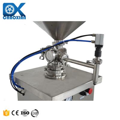 China Manual Gel Honey Stick Liquid Hazelnut Chocolate Paste Metal Bottle Quantitative Filling Machine for sale