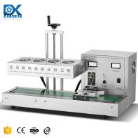 China Automatic Induction Cap Sealing Machine 1200-4800 BPH for 15-120mm Plastic Jars with Stainless Steel Construction for sale