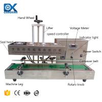 China Automatic Induction Cap Sealing Machine 1200-4800 BPH for 15-120mm Plastic Jars with Stainless Steel Construction for sale