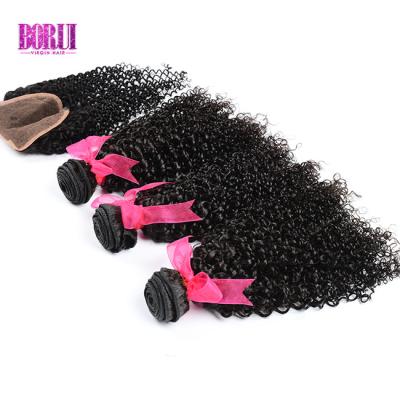 Cina Pacchi ricci profondi dei capelli peruviani vergini peruviani vergini ricci crespi dei capelli umani 100% in vendita
