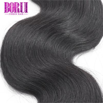 Cina I capelli brasiliani svizzeri di Wave del corpo del pizzo 13x4 di HD, capelli umani reali di originale 100 impacchettano in vendita