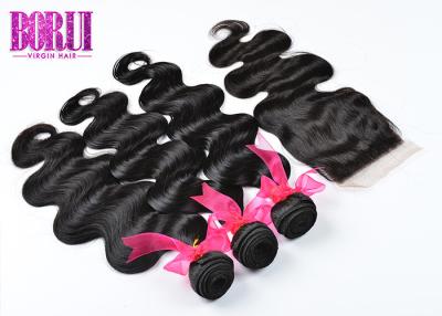 China Natuurlijke van het Haaruitbreidingen van Remy van het Kleuren Maagdelijke Peruviaanse Menselijke Haar de Machine Dubbele Inslag Te koop