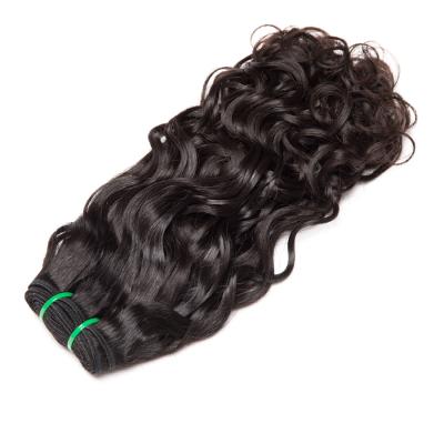 Cina Water Wave Human Hair Weave Extension High Grade Virgin Curly Human Hair Bundle in vendita