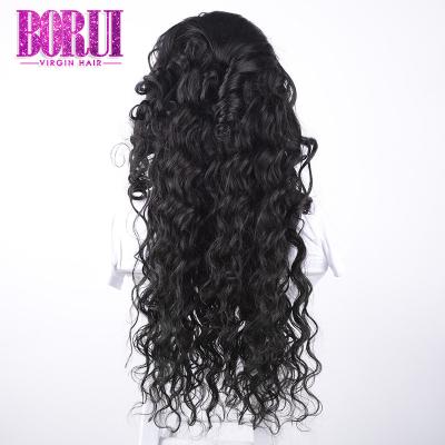 Cina Parrucca sciolta pre colta brasiliana della parte anteriore del pizzo di Wave dei capelli umani di colore naturale in vendita