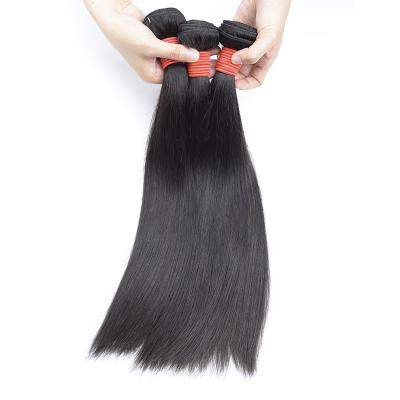 China Pacotes retos de seda com fechamento, cabelo reto tirado dobro super à venda