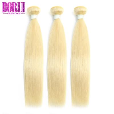 Cina L'estensione diritta serica dei capelli di Wave, 613 pacchi biondi con 4*4/13*4 merletta la chiusura in vendita