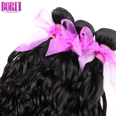 Cina Capelli brasiliani vergini di Wave di acqua con la chiusura del pizzo, pacchi non trattati dei capelli di Wave di acqua in vendita