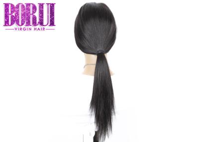 Cina Parrucche svizzere molli e durevoli dei capelli umani vergini diritti non trattati del pizzo della chiusura in vendita