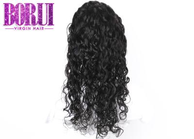 Cina Pizzo svizzero brasiliano di Wave del pizzo della linea sottile umana completa naturale delle parrucche delicatamente liscio in vendita