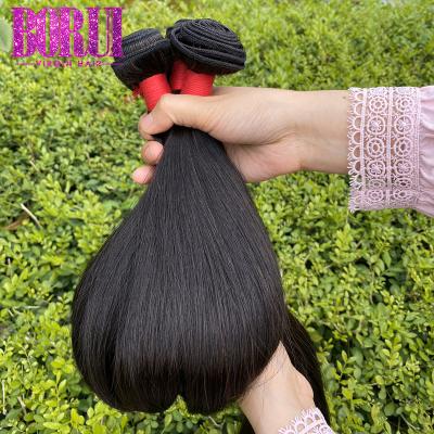 Cina 8-30 i pollici di peruviano diritto peruviano vergine dei capelli umani impacchetta le estensioni delle trame in vendita