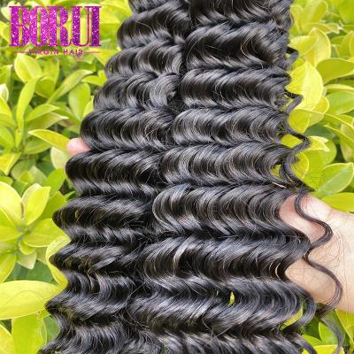 Cina Il pacco profondo brasiliano crudo vergine di Wave si occupa dei capelli stati allineati cuticola estratti doppio della chiusura in vendita