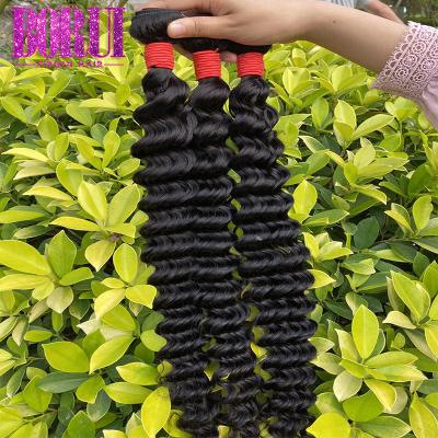 中国 100%の加工されていないクチクラによって一直線に並べられる毛の売り手、緩く深い波のペルーの毛 販売のため