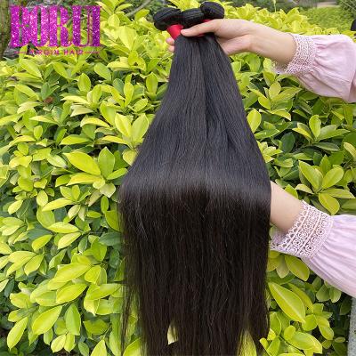 Cina Pacchi peruviani dei capelli diritti, capelli diritti peruviani con chiusura 8