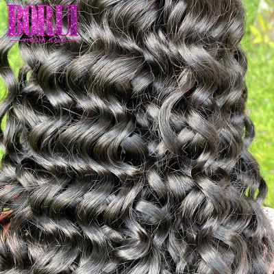 China Pacotes peruanos do cabelo humano, estilo personalizado da onda de água cabelo peruano à venda