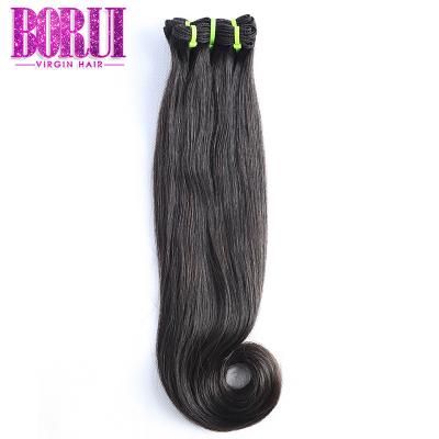 Cina Doppio osso piano riccio di trama estratto diritto di Funmi del gancio di estensioni dei capelli delicatamente liscio in vendita