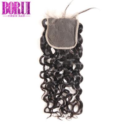 Cina Acqua Wave di separazione di Natrual dei capelli umani di Eco della chiusura amichevole del pizzo tutto il colore in vendita