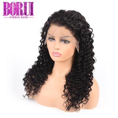 Cina Pizzo svizzero durevole in profondità riccio brasiliano dei capelli umani della parrucca frontale respirabile di 360 pizzi in vendita