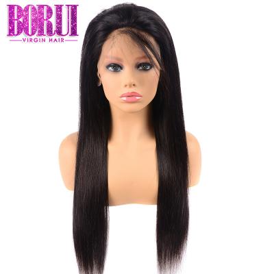 Cina Parrucche vergini brasiliane dei capelli umani, diritto 360 di seta frontali e pacchi in vendita