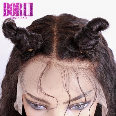 Cina La parrucca frontale di acqua del pizzo brasiliano di Wave 360 pre ha colto con i capelli del bambino tutti i colori in vendita