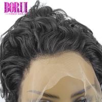 China Pixie Cut Lace Front Wigs Wavy Short Pixie Curly Human Hair for sale