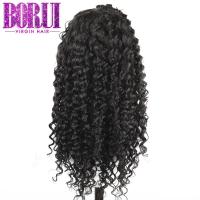China Deep Wave Glueless 4x4 Lace Closure Wig 250% Density for sale