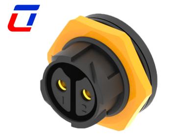 China High Voltage 600V IP67 Waterproof Power Connector 2 Pin For Electrical Equipment for sale
