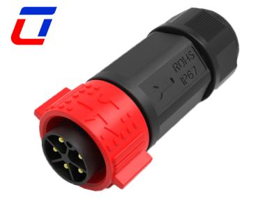 Cina IP67 impermeabile a 5 pin maschio femmina connettore corrente alta nominale 30A con blocco a spinta in vendita