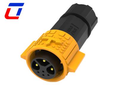 China Push Lock Wire To Board Multi Pin Connectors Waterproof 3+4 Pin For Power Signal for sale