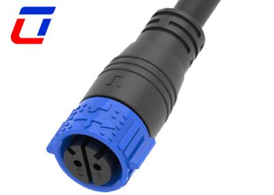 China Waterdichte vrouwelijke 2-pool kabel connector naar mannelijke panel montage connector Te koop