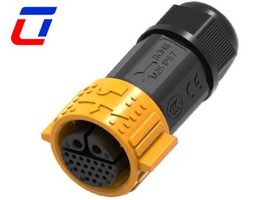 China 2 Pins Power Waterproof Cable Connector 20 Pins Outdoor Electrical Cable Connectors Te koop