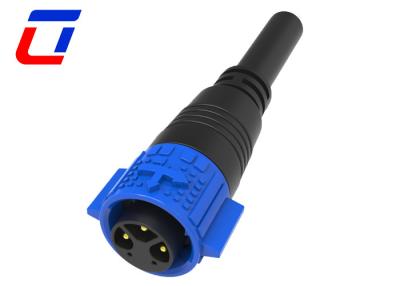 China Low Voltage 3 Pin Waterproof Cable Connector 3+2 M19 Panel Mount Connector IP67 for sale