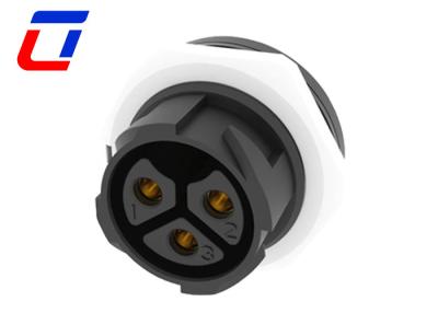 China Conectores elétricos externos à prova d'água de 3 pines masculino-feminino de 3 fases M25 500V 50A à venda
