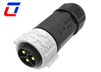 China Conectores elétricos externos à prova d'água de 3 pines masculino-feminino de 3 fases M25 500V 50A à venda