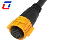 China Multi Pin 2+20 Waterproof Plug Socket Cable Connector 2 Pin Push Lock Quick Release for sale