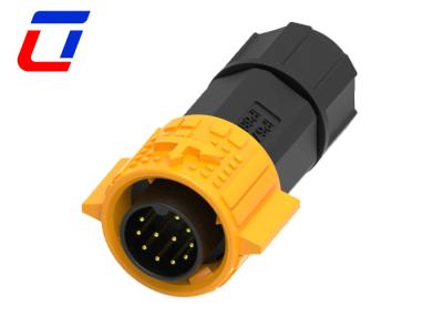 China IP67 5A Buiten 11 Pin Connector Man en Vrouw Waterdicht Push Lock 300VAC Te koop