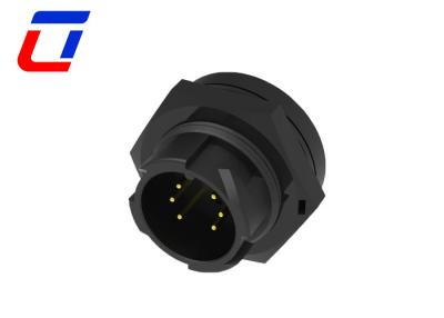 China Nylon 6 Pin IP67 Waterproof Connector 5A Wire Quick Disconnect Connectors for sale