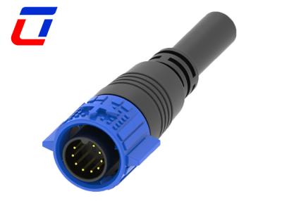 Cina 9 pin maschio 12 volt connettori a filo impermeabile M19 connettore a paratia femminile in vendita
