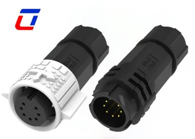 China Low Current Waterproof Connector 7 Pin M19 OEM IP67 Connectors For Lighting Equipment for sale