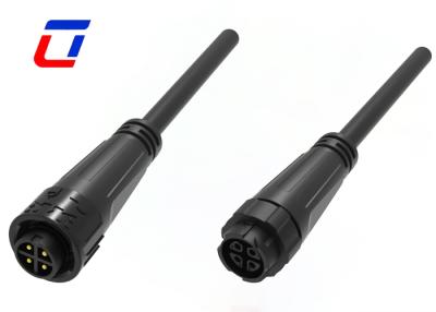 China M16 4 Pin 300V Waterproof Power Connector Plastic Cable To Cable Connectors for sale