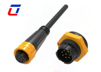 China M16 Male Female Connector 8 Pin ODM Data Connector 5A Cable To Board Waterproof for sale