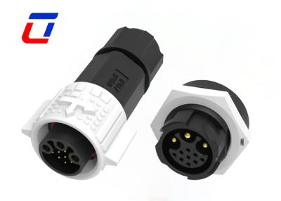 China M19 Waterproof 12 Pin Connector 3+9 Multi Pin PA66 Industrial Circular Connector for sale