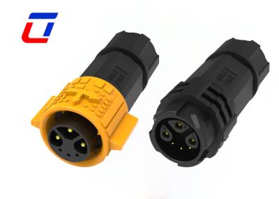 China M19 3+3 Pin Cable To Cable Connector Quick Connect  Power And Signal Connectors for sale