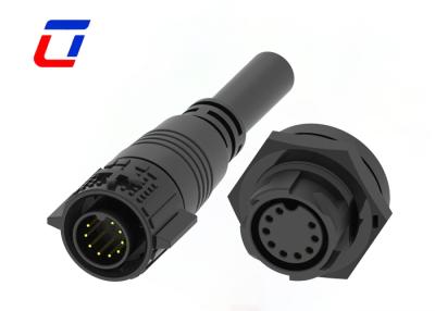 China M19 9 Pin Male Cable Connector Industrial Waterproof Aviation Connector Suppliers for sale