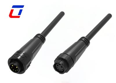 China M16 15A+5A Small Waterproof Wire Connectors Quick Release IP67 Connector 2+4 Pin for sale