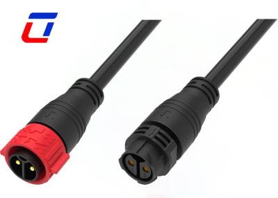 China M25 IP67 Waterproof 2 Pin Connector Push Lock 50A Power Cable Connectors for sale