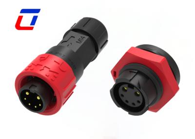 China M16 300V Round Connector XLR Waterproof 2+4 Multi Pin Connectors Power Signal Plug for sale