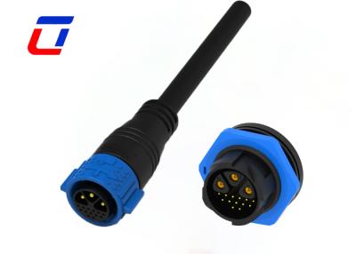 China M25 3+13 Multi Pin Connectors Waterproof  Panel Mount Quick Disconnect Wire Connectors for sale