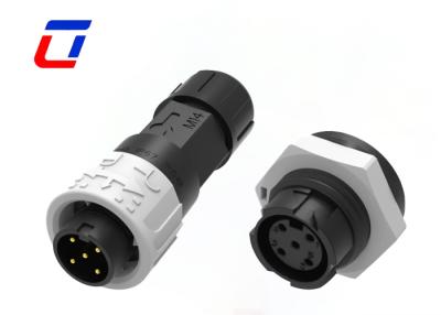China M16 Industrial 5 Pin Circular Connector Sizes Outdoor Waterproof Plug Socket Sale for sale