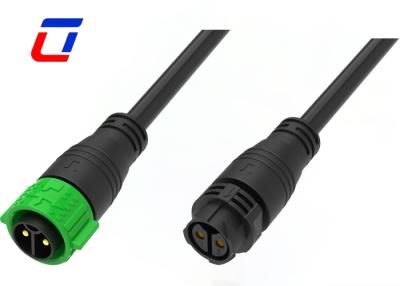 China 50A M25 Waterproof Quick Disconnect Wire Connectors 2 Pin Industrial Power Connector for sale